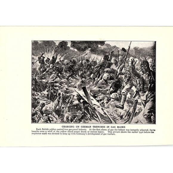 None and/or Unknown | Accents | Charging German Trenches In Gas Masks ...